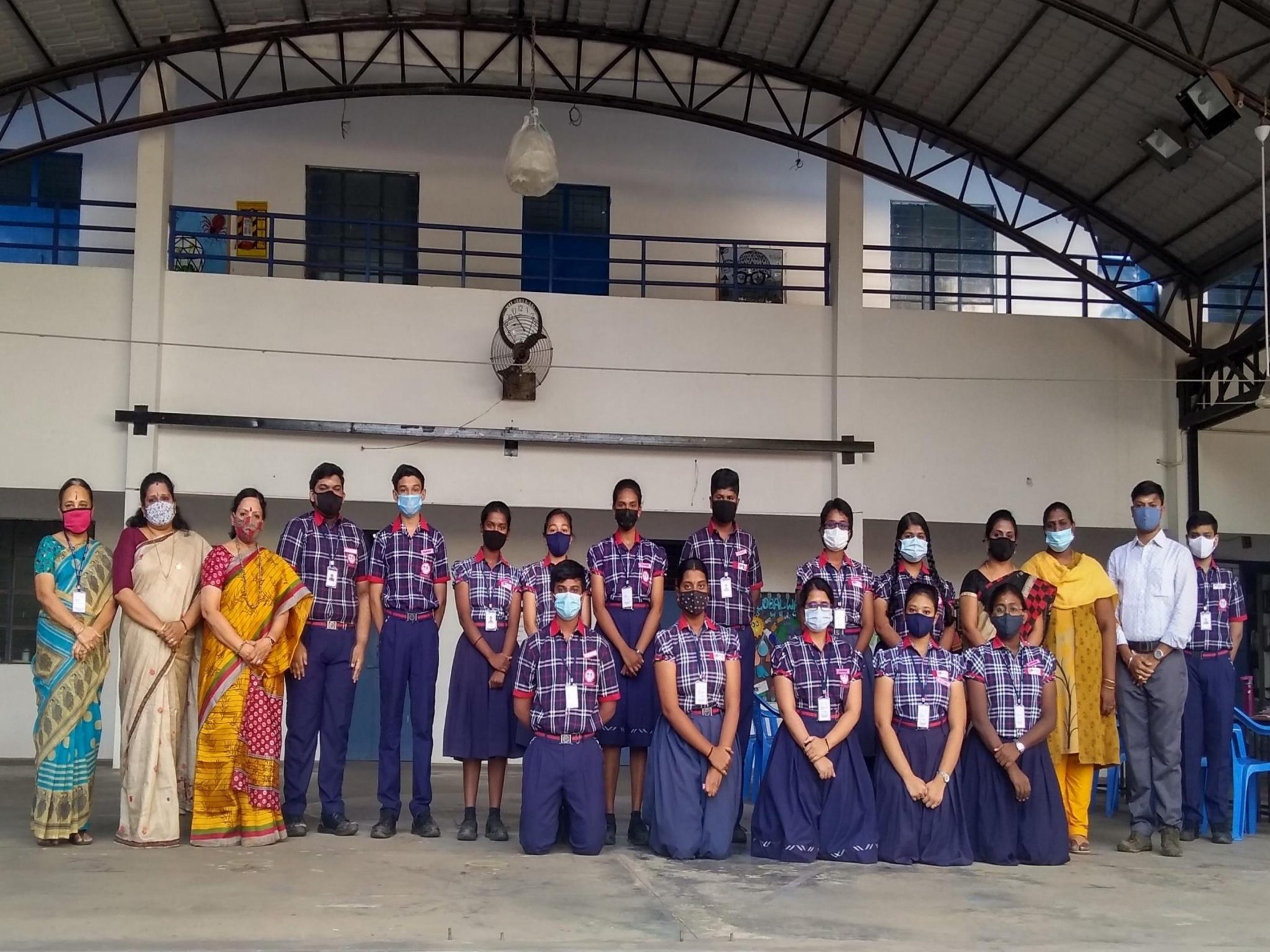 Interact Club Badge Distribution on 3rd February 2022 - Adhyapana